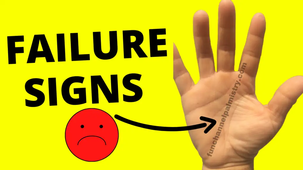 Failure Signs And Cross Sign On Your Palm?-Palmistry